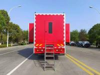 China Sinotruk HOWO 4x2 Logistics Camping Van Dual Slide Outs 10-32 Person Capacity for sale