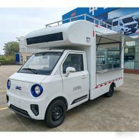 China Electric Refrigerated Van Truck for Frozen Fish Meat and Fresh Vegetables Transport for sale