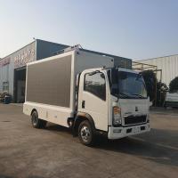 China Sinotruk HOWO P6 LED Mobile Advertising Truck 3840x1728mm Screen 8KW Generator for sale