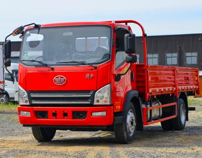 China Light Duty 4x2 Cargo Box Truck 8 Ton Load Capacity 163HP Diesel Lorry for sale