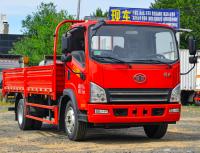 China Light Duty 4x2 Cargo Box Truck 8 Ton Load Capacity 163HP Diesel Lorry for sale