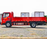 China Light Duty 4x2 Cargo Box Truck 8 Ton Load Capacity 163HP Diesel Lorry for sale