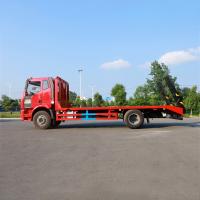 China Customized 4x2 Excavator Loader Flatbed Cargo Transport Truck Diesel 10 Ton for sale