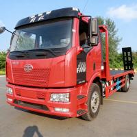 China Customized 4x2 Excavator Loader Flatbed Cargo Transport Truck Diesel 10 Ton for sale