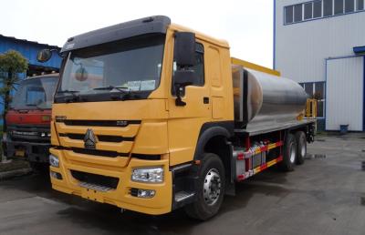 China 16cbm Asphalt Distributor Truck 336HP 6m Spraying Width Automatic Bitumen Sprayer for sale