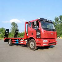China 15-25 Ton Diesel Flatbed Truck 4x2 Heavy Duty Platform Truck for Construction Machinery Transport for sale