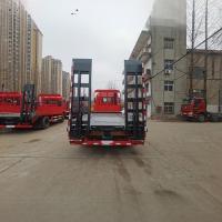 China 4x2 Diesel Flatbed Truck for Excavator Loader Transport 10 Ton Capacity for sale
