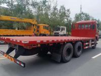 China 4x2 Flatbed Platform Truck Diesel Engine Heavy Machinery Transporter 10 Ton Capacity for sale