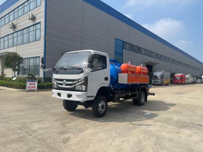 China Dongfeng 5m3 Multi-functional Cleaning Sewer Truck Waste Water Suction Diesel Engine Truck for sale