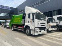 China ISUZU Garbage Compactor Truck with 12m3 Volume Euro 4 Emission and Mechanized Rear Loading for sale