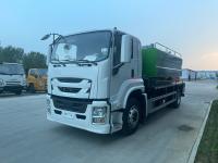 China Isuzu Desert Dry Sand Vacuum Truck with 10m Suction Pipe 205HP Diesel Engine and 10000L Tank Capacity for sale