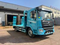 China DONGFENG 4x2 Diesel Flatbed Truck Emission Compliant Platform Truck for Heavy Equipment Transport for sale