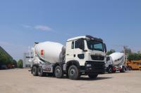 China HOWO 8x4 12cbm Concrete Mixer Truck 340HP Euro 3 Mobile Construction Vehicle for sale