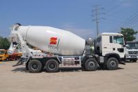 China HOWO 8x4 12cbm Concrete Mixer Truck 340HP Euro 3 Mobile Construction Vehicle for sale