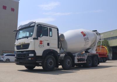 China HOWO 8x4 12cbm Concrete Mixer Truck 340HP Euro 3 Mobile Construction Vehicle for sale