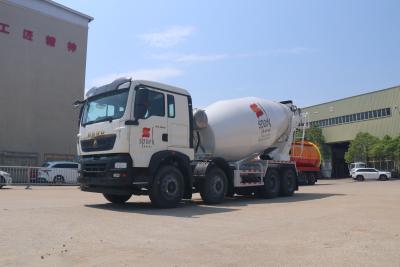 China HOWO TX 8x4 10m³ Concrete Mixer Truck with REXROTH Hydraulic System Euro 5 for sale