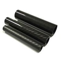 China Round Modular Carbon Fiber Tube 3K Twill 0.5mm - 20mm for sale