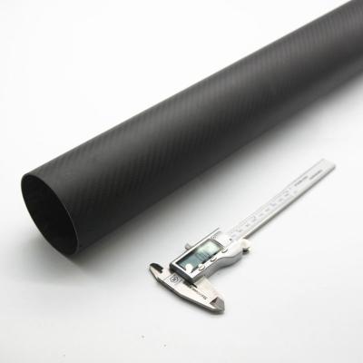 China Glossy Surface3K Full Carbon Fiber Tube High Strength Length 500mm OD 10mm 15mm for sale