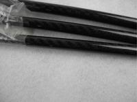 China Round Twill Glossy Carbon Fiber Tube / Piping use in Telescopic Pole for sale