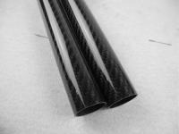 China Matte 3k Twill / Plain Weave Full Carbon Fiber Tube 16mm*14mm Tolerance ±0.1mm for sale