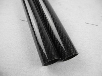 China Matte 3k Twill / Plain Weave Full Carbon Fiber Tube 16mm*14mm Tolerance ±0.1mm for sale