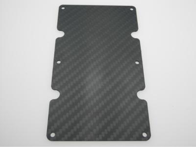 China Twill Matte 3K 1mm Machining Carbon Fibre of High Corrosion Resistance for sale