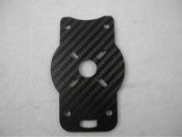China CNC Machining Carbon Fiber Motor Mount Cutting and Drilling Motor Mounts 3K CF for sale