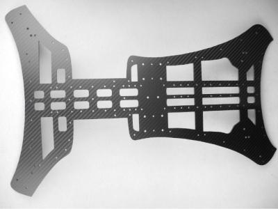 China Duadcopter Frames Carbon Fiber Machining Computer Numerical Control for sale