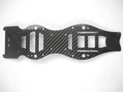 China Drone Chassis thickness 2.5mm 3mm 4mm Carbon Fiber CNC Cutting - Drilling for sale