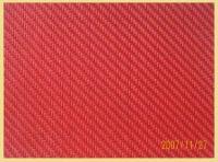 China Red Twill Weave 3K Carbon Fiber Composite Plate / Sheeting used in aerospace / Marine for sale
