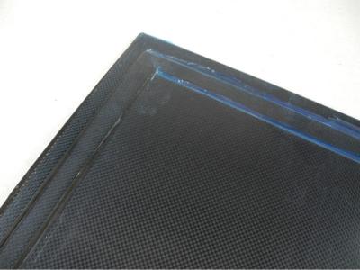 China Thickness 2.5mm 3k Carbon Fiber Plate glossy Finish for sale