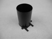 China Customized processing Full Carbon Fibre Tube and Plate Glued Parts for sale