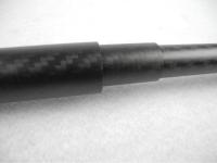 China 3K Section 3 pipe Carbon Fiber Telescopic Pole with twill carbon fiber casing for sale