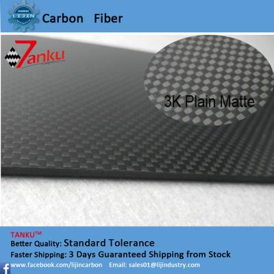 China 4mm Carbon Fiber Plate 3k Twill Matte  Use For X - Ray Ct Filter Wire Grid for sale