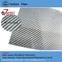 China 400mm*500mm Carbon Fiber Vinyl Sheets 2.5mm ±0.1mm Thickness for sale