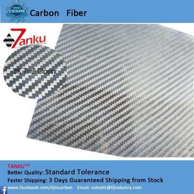 China 400mm*500mm Carbon Fiber Vinyl Sheets 2.5mm ±0.1mm Thickness for sale