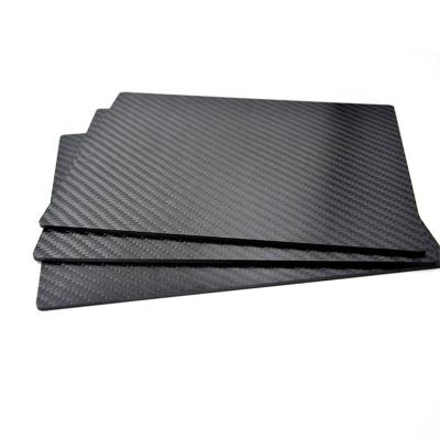 China 100% 3K Carbon Fiber Plate Sheet High Tensile Strength 300mm X 200mm X 5mm for sale