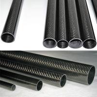 China 3K Plain Weave Carbon Fibre Tube OD20mm ID18mm for sale