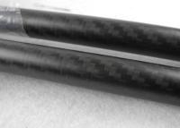 China 3K Twill Weave Carbon Fiber Tube For Industries R / C Booms 12*10*1000mm for sale
