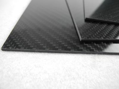 China Matte 3K Twill / Plain 500*600mm Carbon Fiber Sheet 4mm Thickness for sale