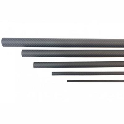 China 3K Twill Round Carbon Fibre Tube Thickness 3.5 Mm for sale
