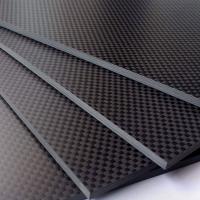 China High Modulus 3K Carbon Fiber Plate 200 x 300mm 1mm - 5mm Thickness for sale