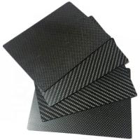 China 3K Twill Weave 100% Carbon Fiber Sheet Lightweight High Glossy for sale
