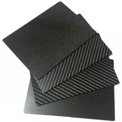 China 3K Twill Weave 100% Carbon Fiber Sheet Lightweight High Glossy for sale