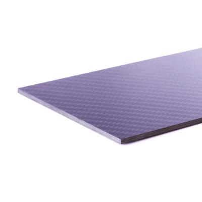 China Industrial Glossy Carbon Fiber Board Light Weight High Strength 200 x 250 x 1.0mm for sale