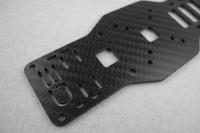 China Customize Carbon Fiber CNC Service, High Performance Carbon fibre Chassis,±0.10mm Tolerance for sale
