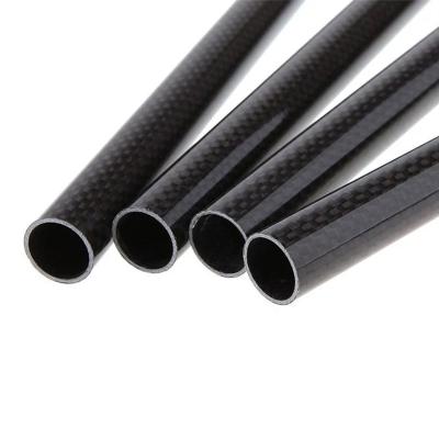 China CFRP Matte Glossy Weave Composite Carbon Fiber Tube 3K 100cm Length for sale