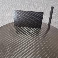 China 100% 3K High Gloss Woven Carbon Fiber Plate Low Thermal Conductivity for sale