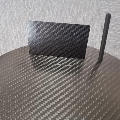 China 100% 3K High Gloss Woven Carbon Fiber Plate Low Thermal Conductivity for sale