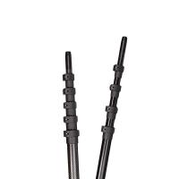 China Plain Weaving Carbon Fiber Extension Pole For Arecanut Plucking for sale